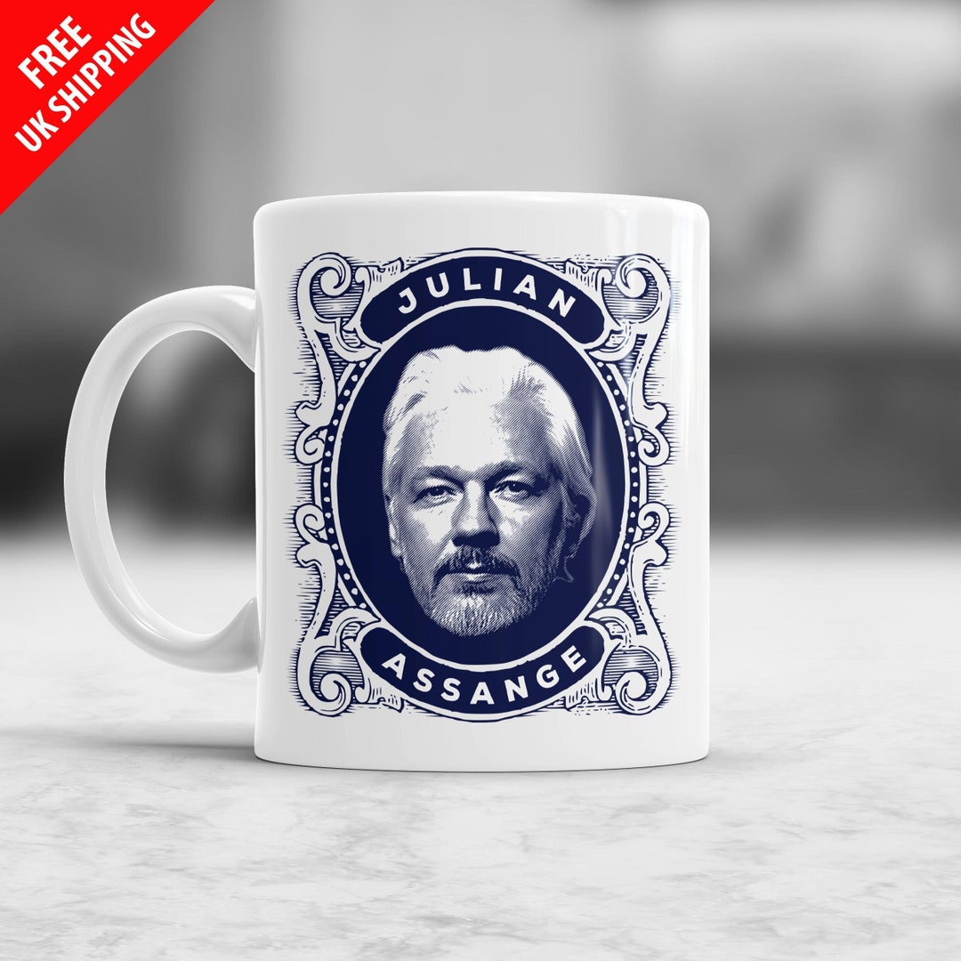 Julian Assange With Quote MUG / Hero / Wikileaks / White / Coffee - Etsy