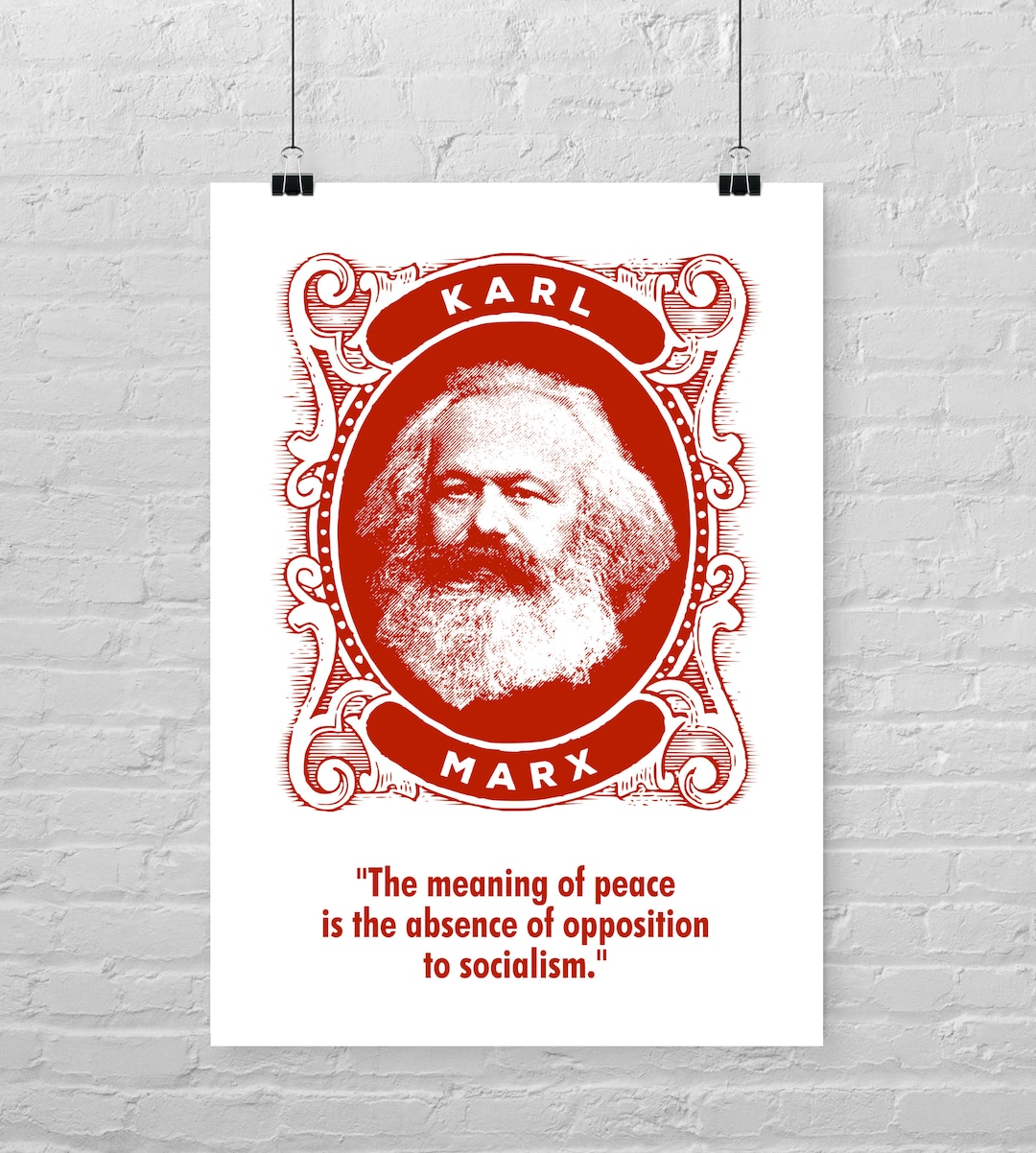 Karl Marx Giclée POSTER / A1 / A2 / A3 / A4 / Socialist / Socialism ...