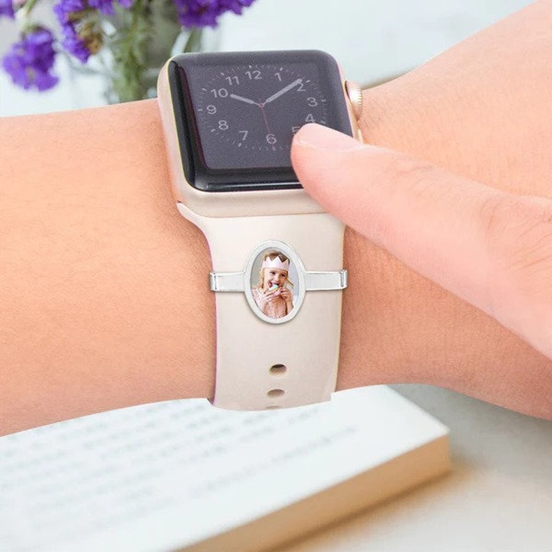 Custom Photo Watch Charm Sport Band Charm Personalized Smart - Etsy