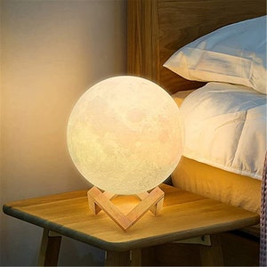 Personalization Custom Photo Lamp-luna Moon Lamp night Light 3D Print ...