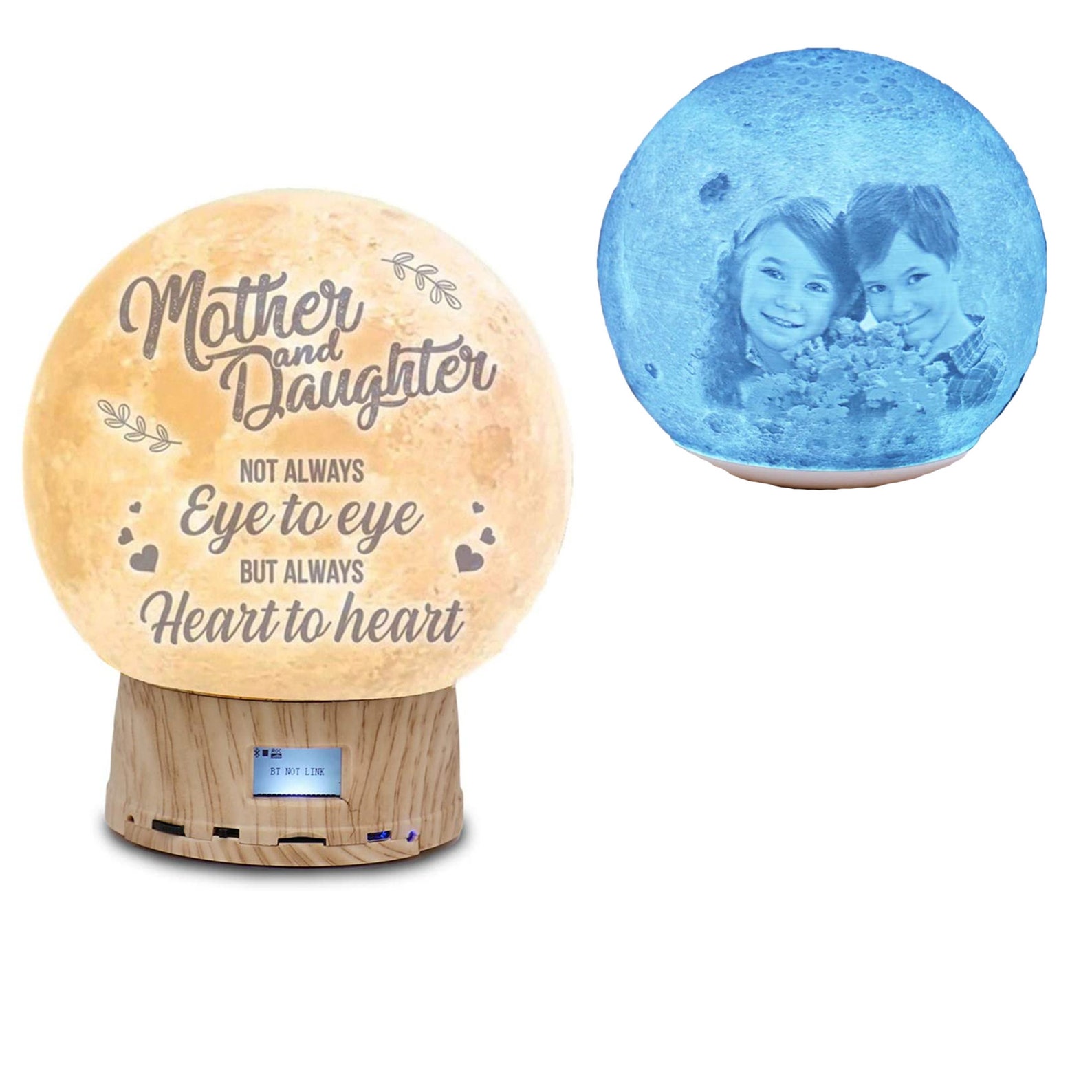 Personalized Bluetooth Moon Lamp 3D Printing RGB Led Moon | Etsy