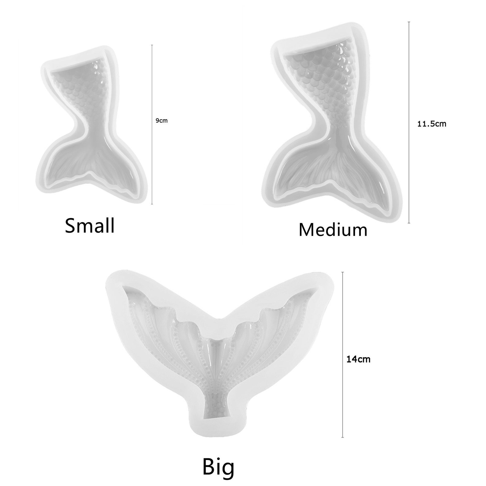 Shiny Mermaid Tail Resin Mold Mermaid Tail Silicone Mold | Etsy