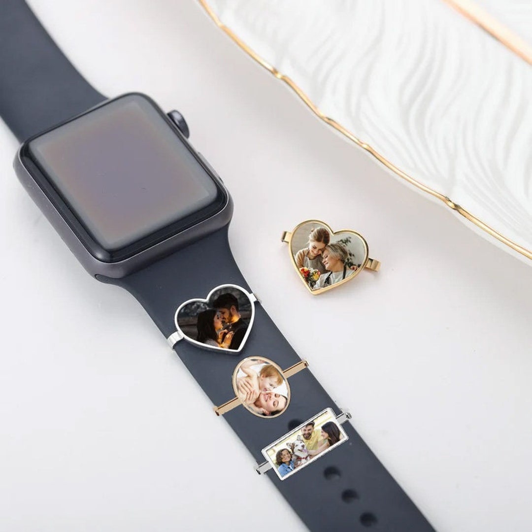 Custom Photo Watch Charm Sport Band Charm Personalized Smart Watch ...
