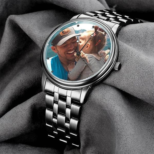 Personalized Photo Watches for Men Women Custom Quartzite Any - Etsy