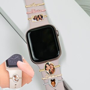 Custom Photo Watch Charm Sport Band Charm Personalized Smart Watch ...