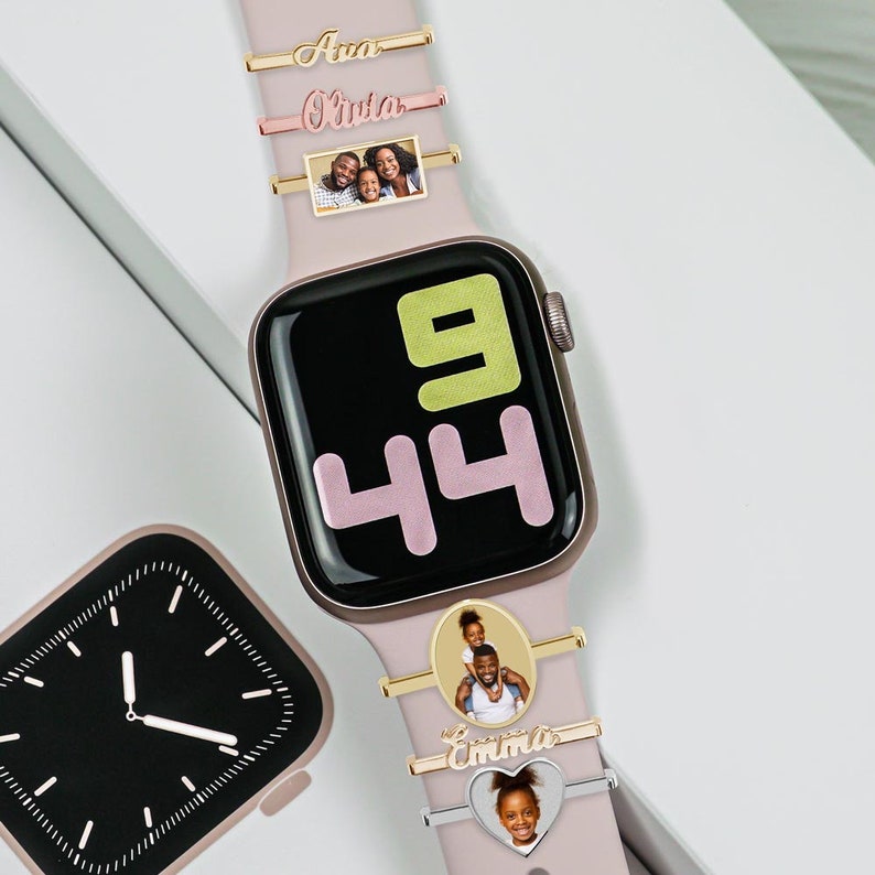 Custom Photo Watch Charm Sport Band Charm Personalized Smart - Etsy