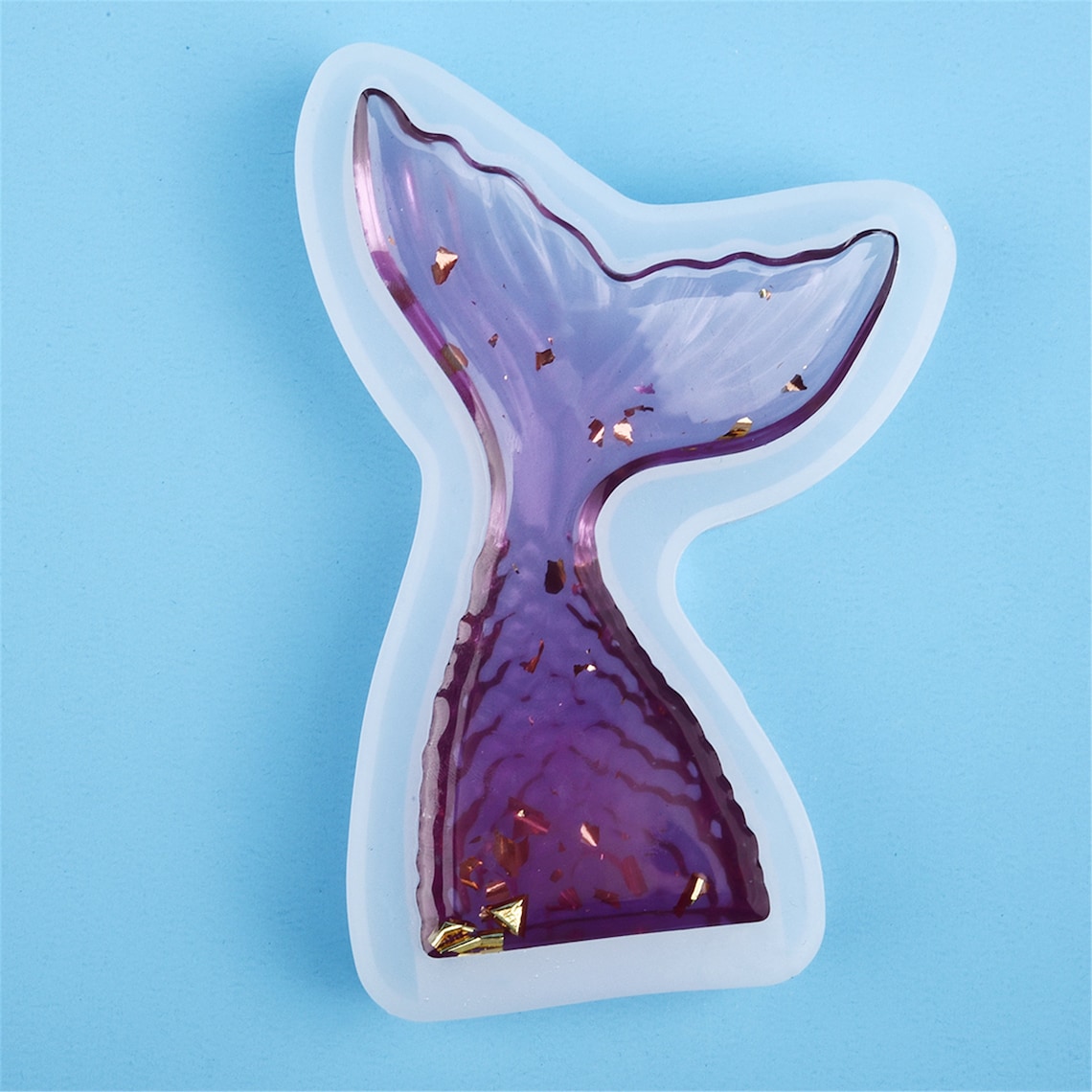 Shiny Mermaid Tail Resin Mold Mermaid Tail Silicone Mold | Etsy