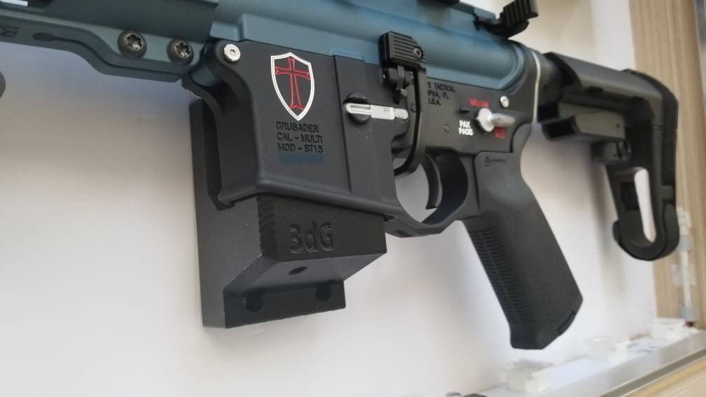 Wall Mount for AR-15 / 3d Print/ Horizontal Mount - Etsy