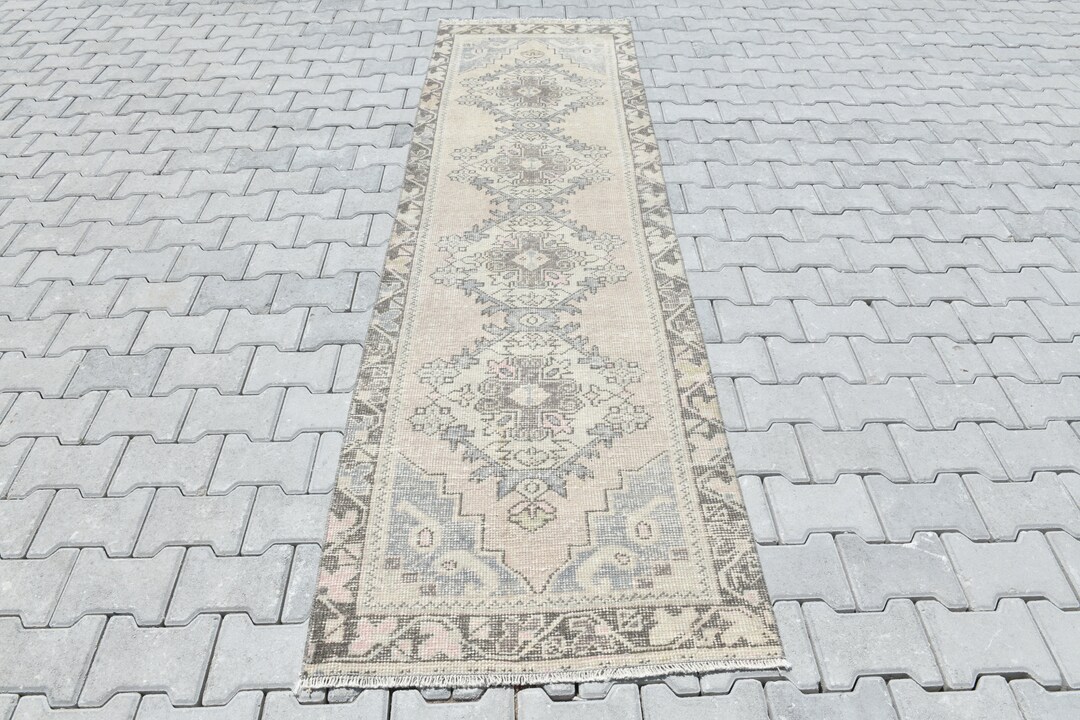 Turkish Runner 3x10,vintage Rug 3x10,turkish Rug 3x10,wool Runner ...