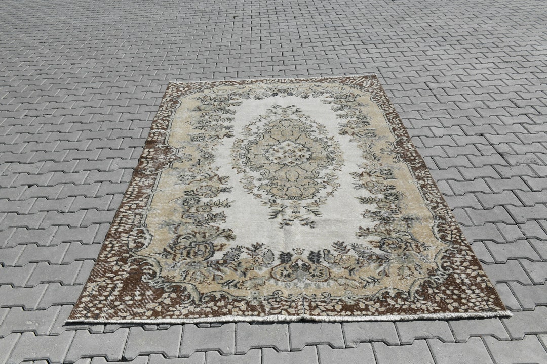 6x9 Area Rug,oushak Rug,bedroom Rug,turkish Area Rug,6x9 Oushak Rug ...