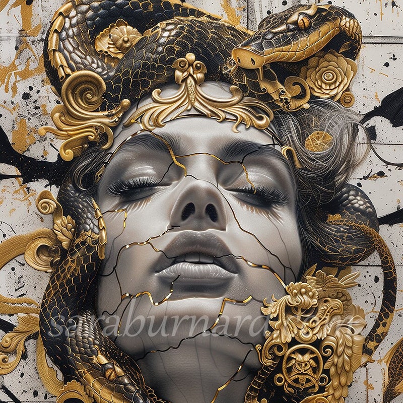 Medusa Art No Ai - Etsy