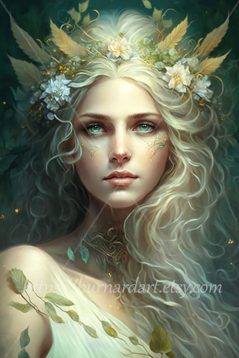 Demeter Digital Download - Goddess of Harvest and Agriculture - Greek ...