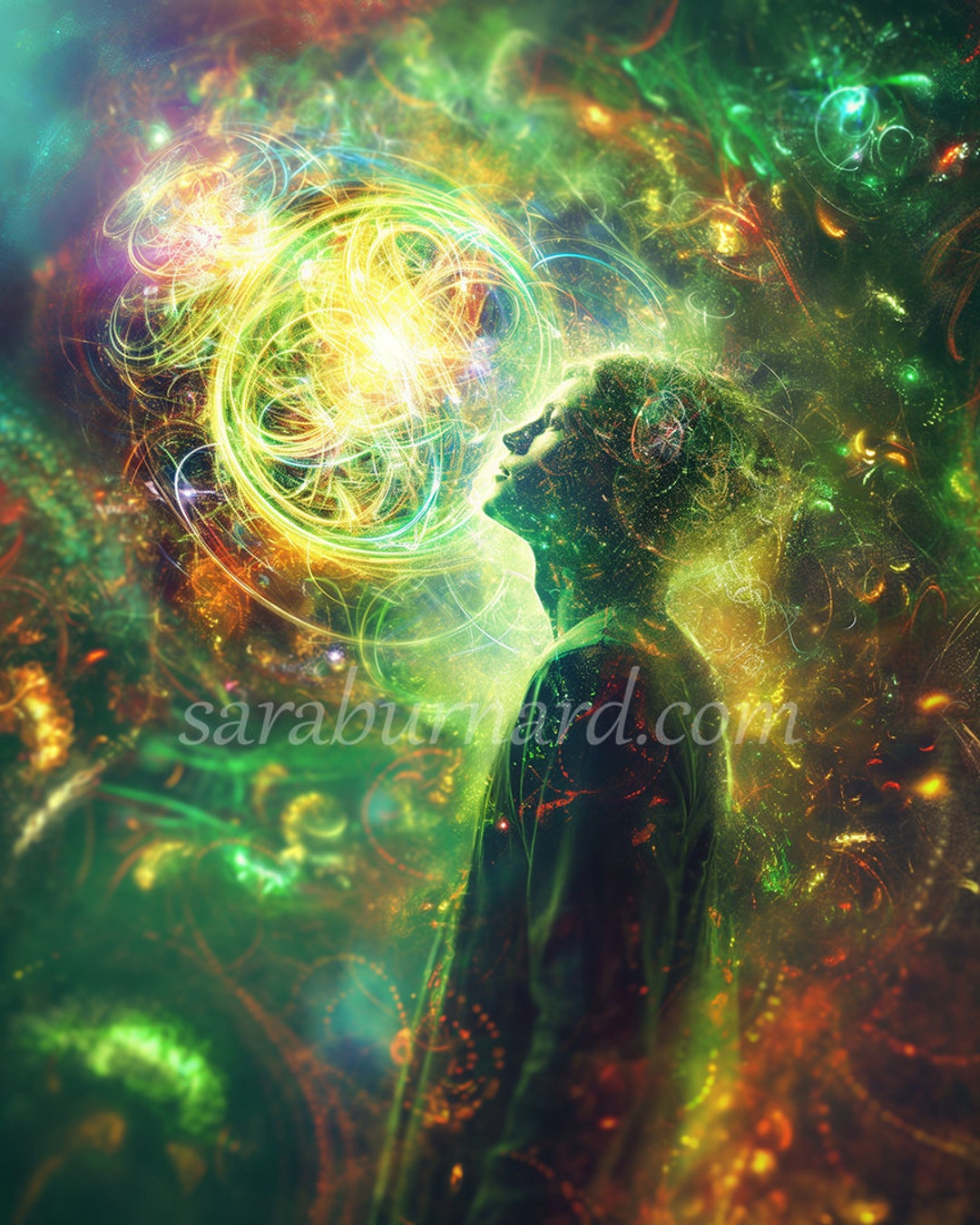 Unified Field Theory Digital Download of Consciousness Electromagnetic Life Force Atman AI Art ...