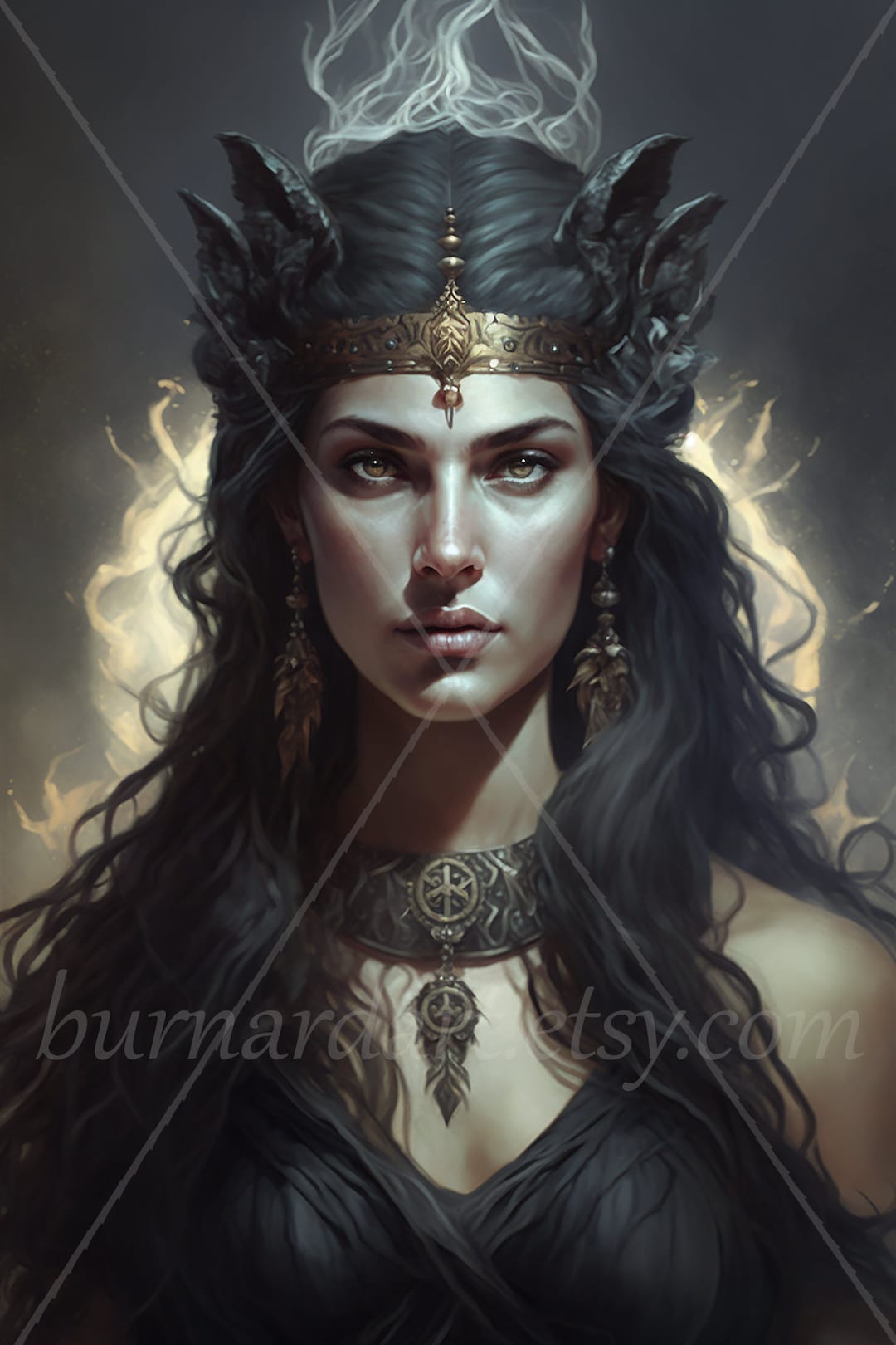 Hecate Digital Download - Goddess of Magic, Witchcraft, Crossroads, Ghosts - Greek Mythology ...