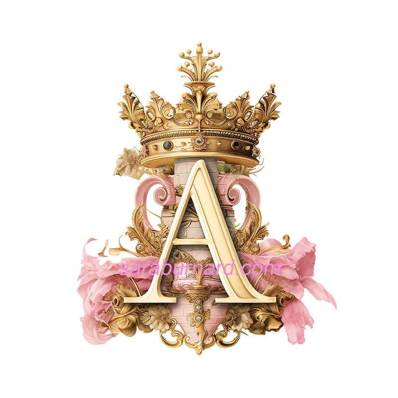 Monogram Crown - Etsy