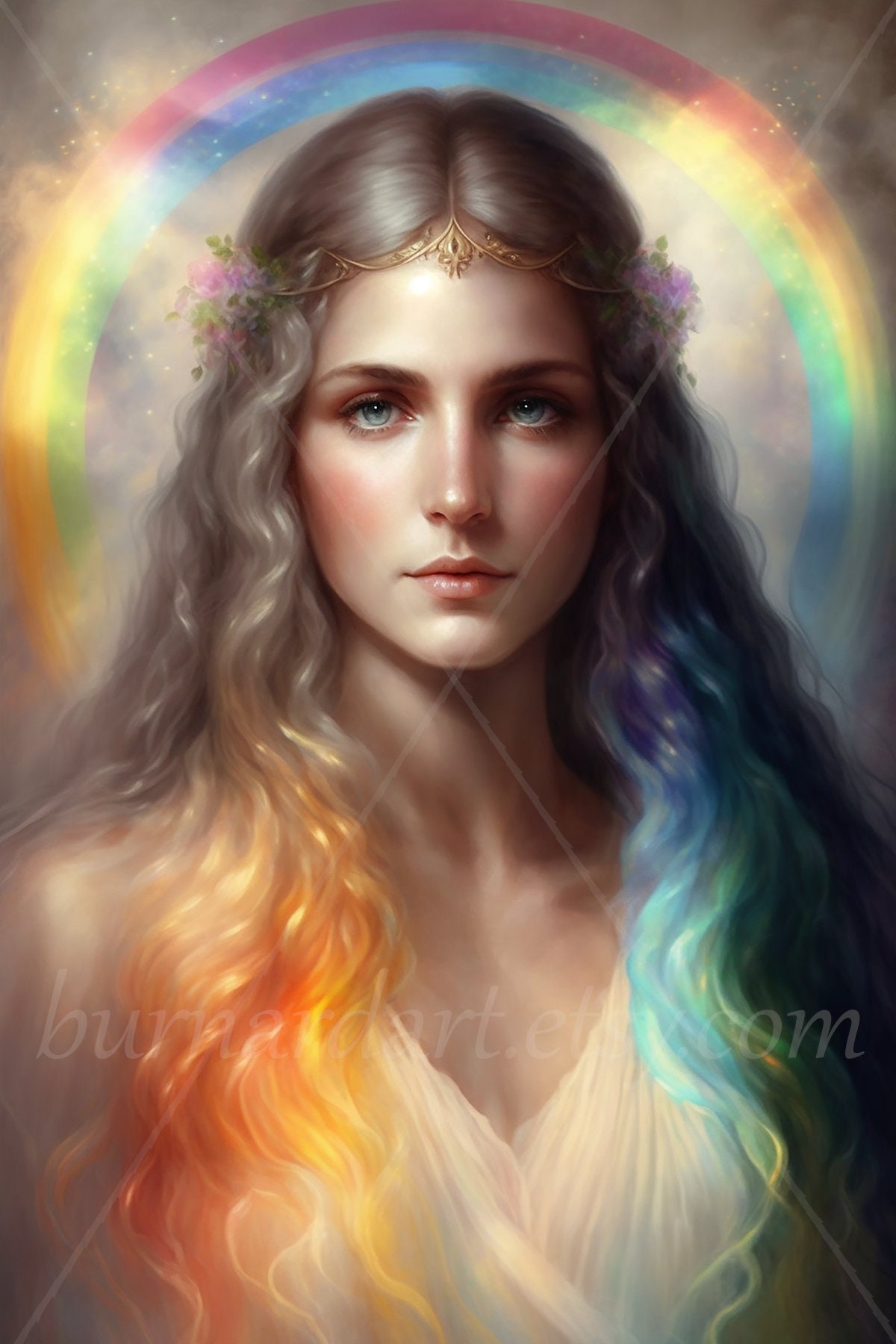 Iris Greek Goddess Drawing