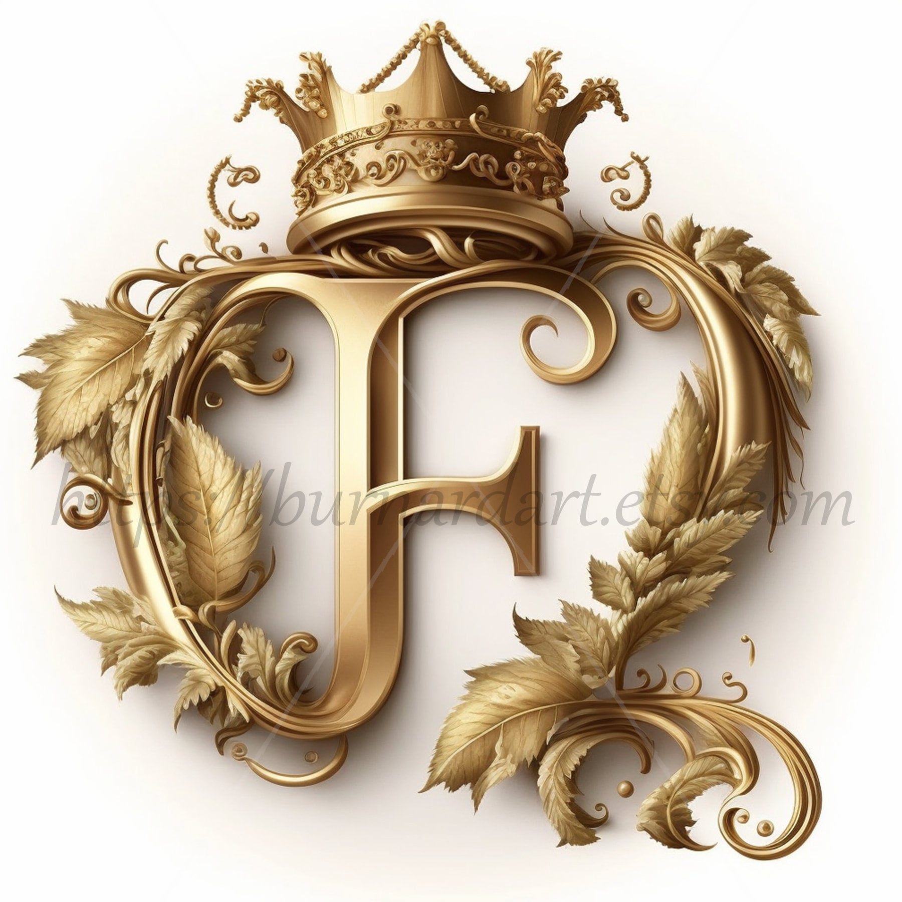 Letter F Crown Logo