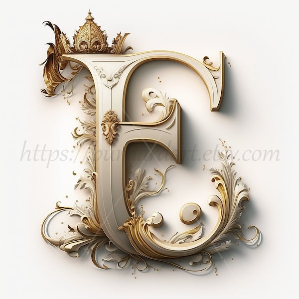 E Monogram - Etsy