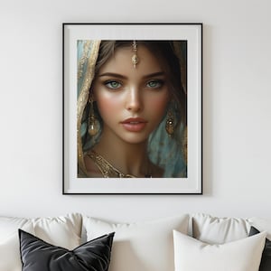 Persian Princess - Digital Art Print Download + Animated GIF - Fantasy ...