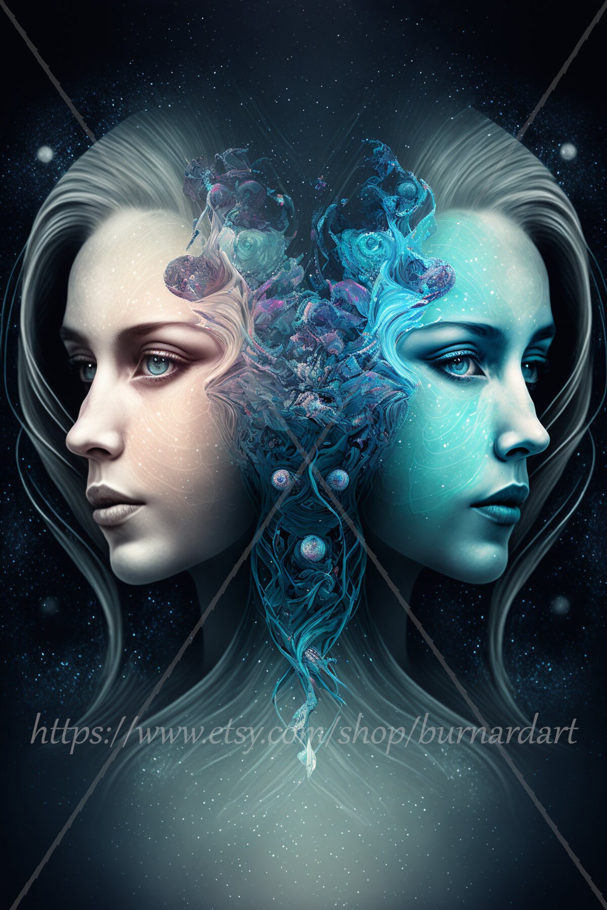 Gemini Digital Download Astrology Zodiac Star Sign Sun Moon Rising ...