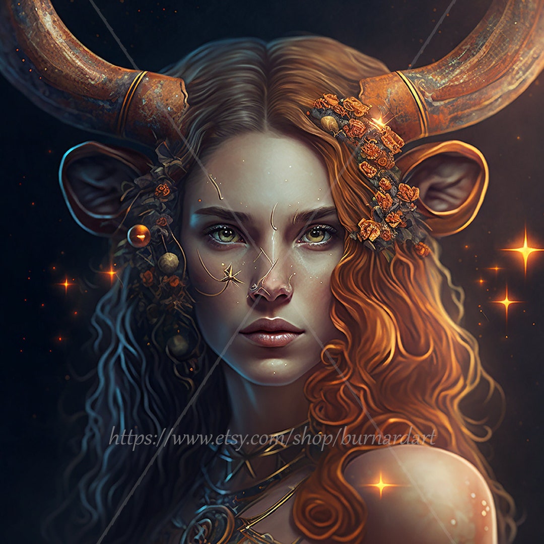 Taurus Digital Download Astrology Zodiac Star Sign Sun Moon Rising ...