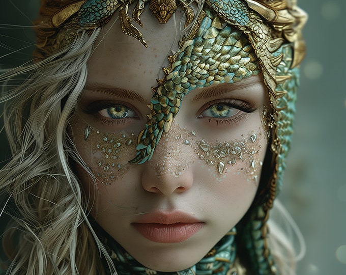 Forest Spirit Woman Digital Download Mythical Being Fantasy AI Art ...