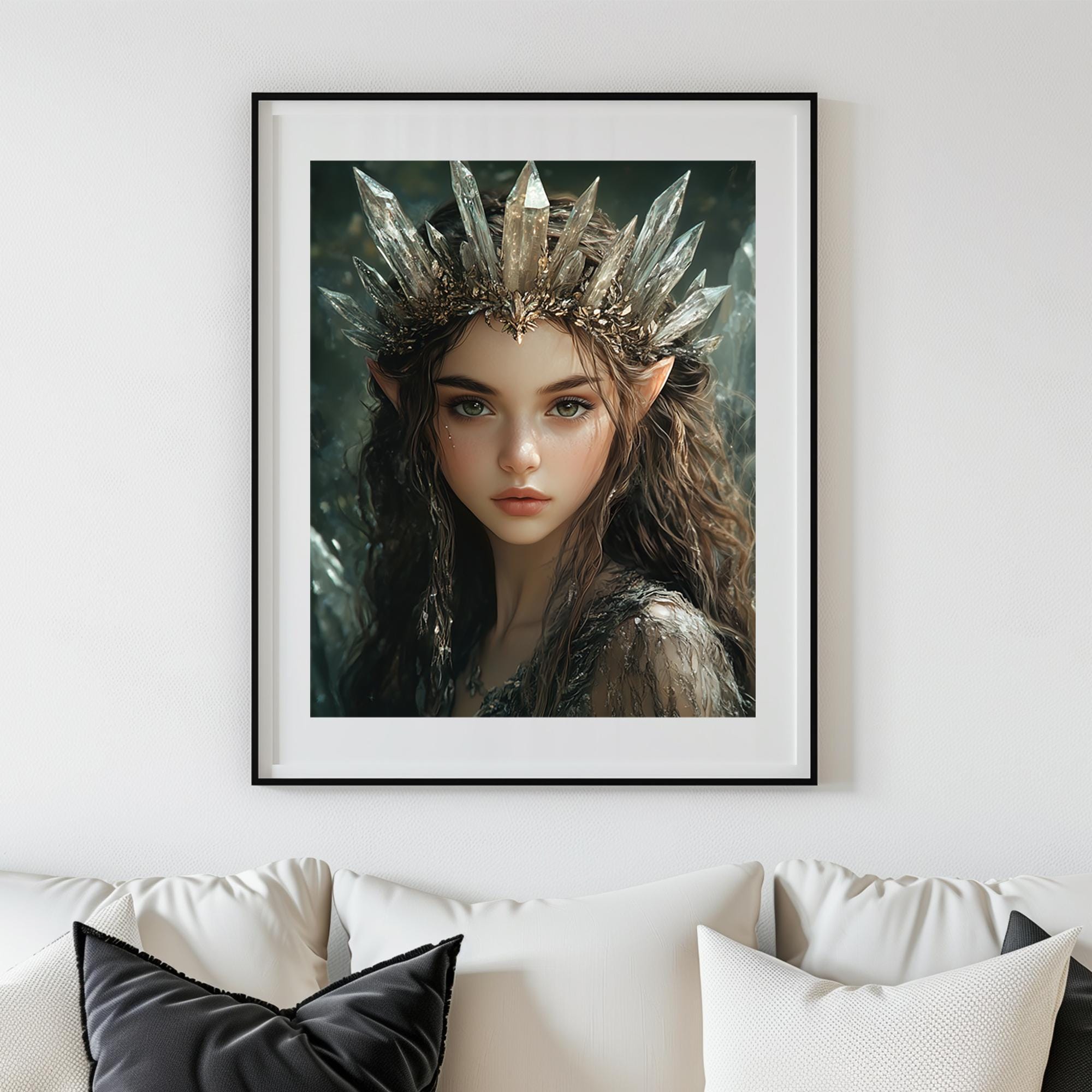 Quartz Crystal Spirit Pixie - Digital Print Download - Spiritual ...