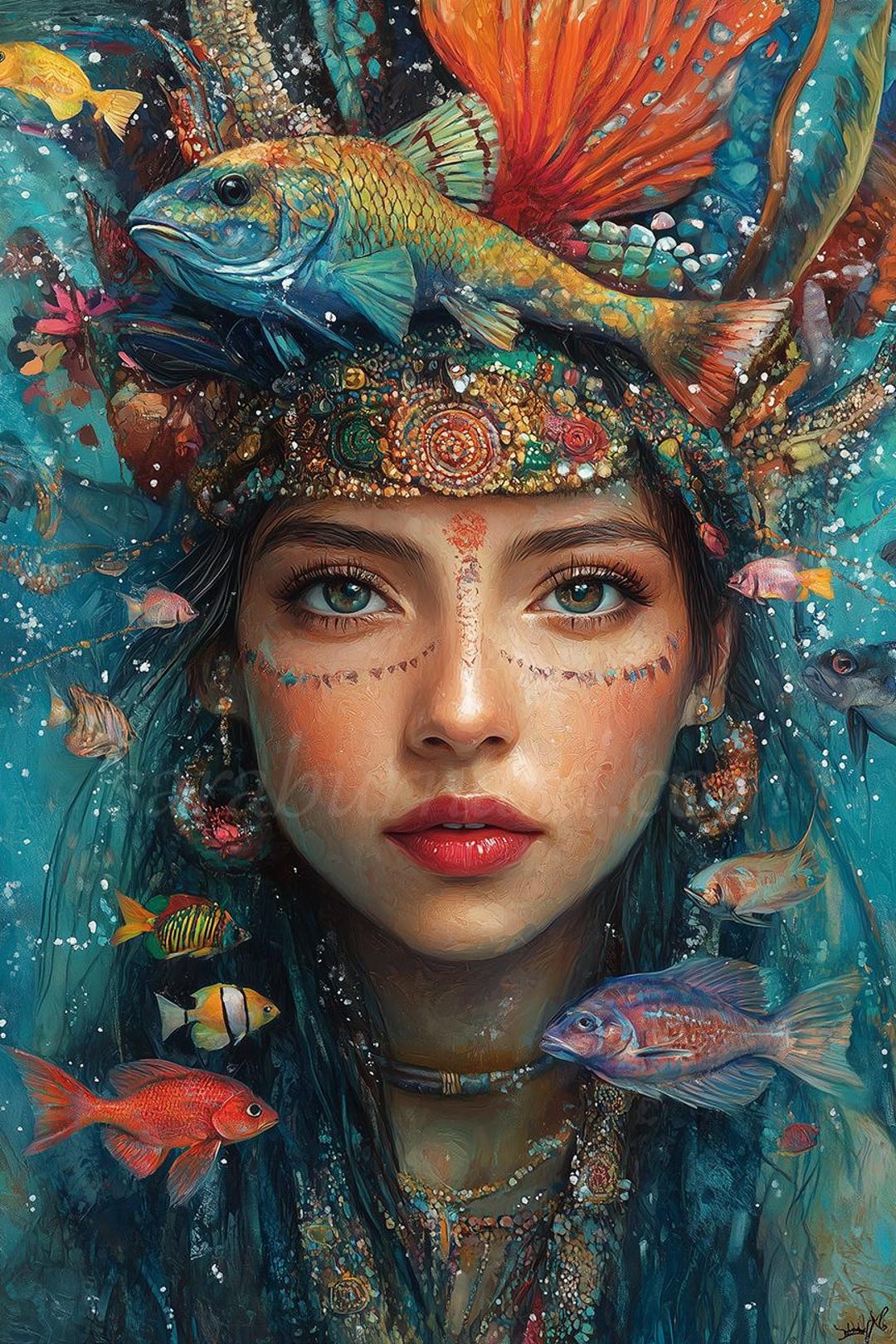 Mama Qucha / Cocha Digital Download - Inca Goddess of the Sea ...
