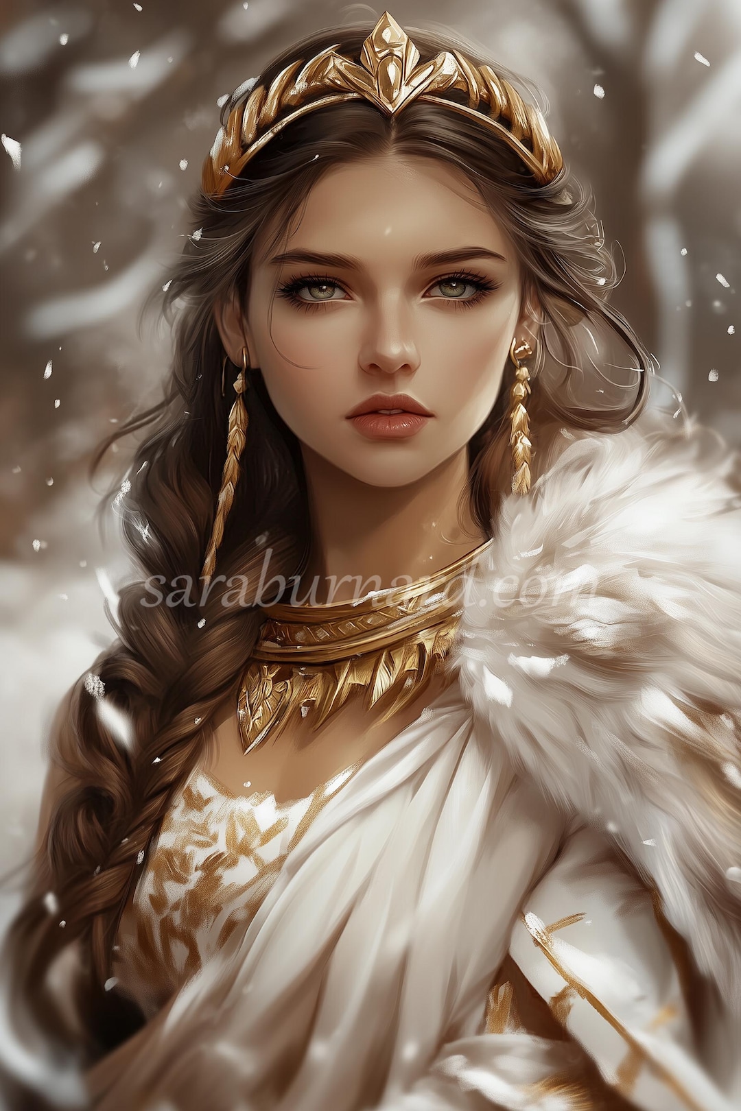 Hulda Frau Holle Digital Download - Germanic Goddess of Winter and ...