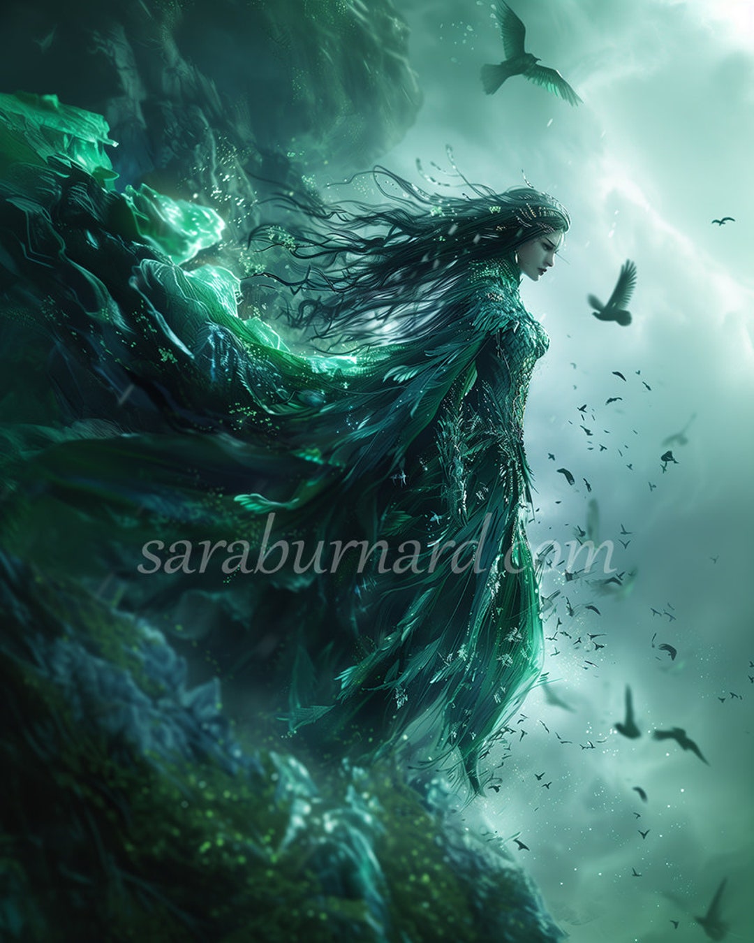 Goddess of Air Digital Download - Elements Astrology - Fantasy - AI ...