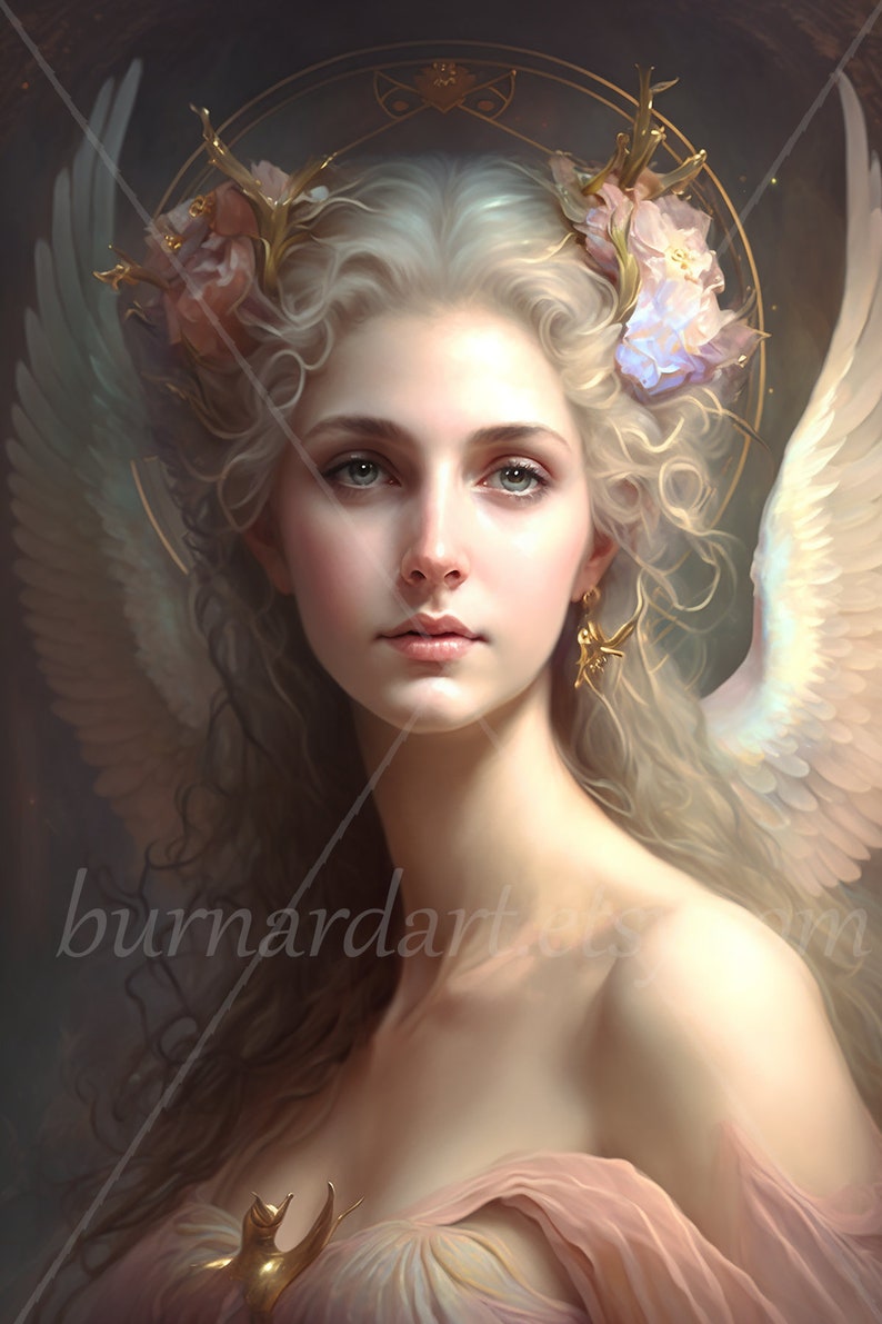 Phoebe Digital Download - Goddess of Prophecy - Greek Mythology - AI ...