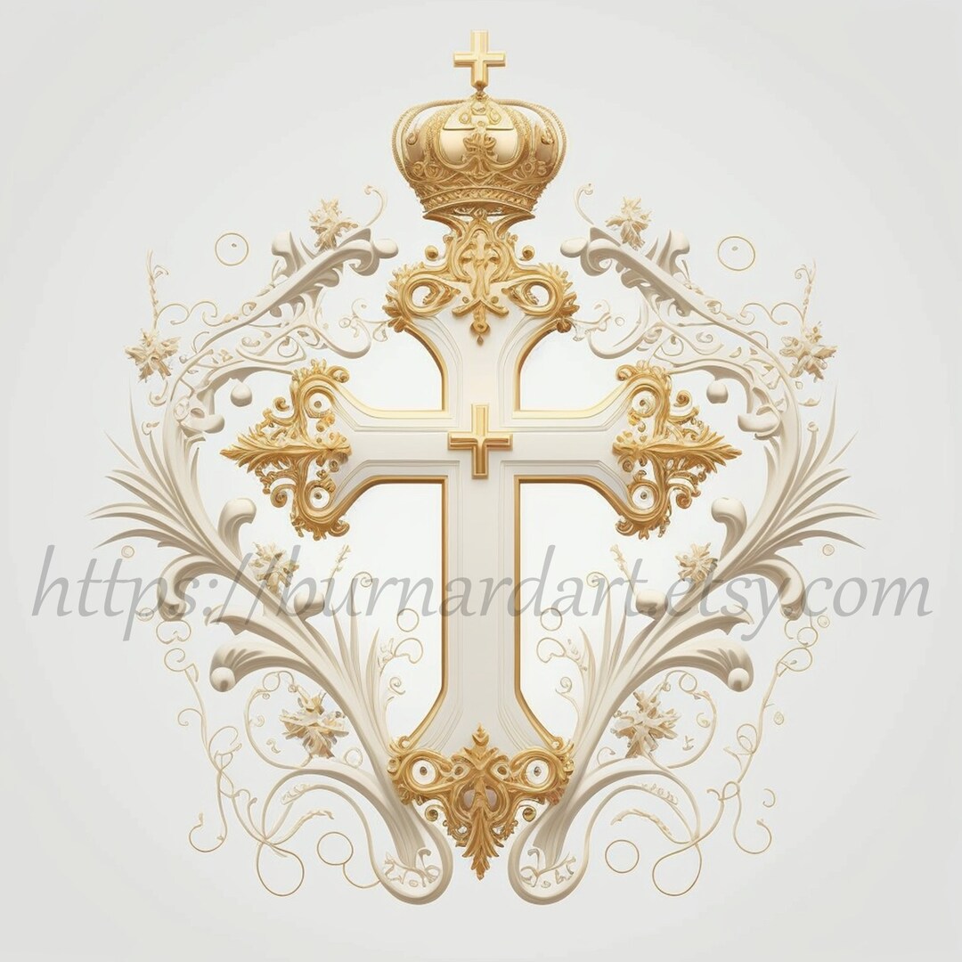 Catholic Cross Clipart Gold