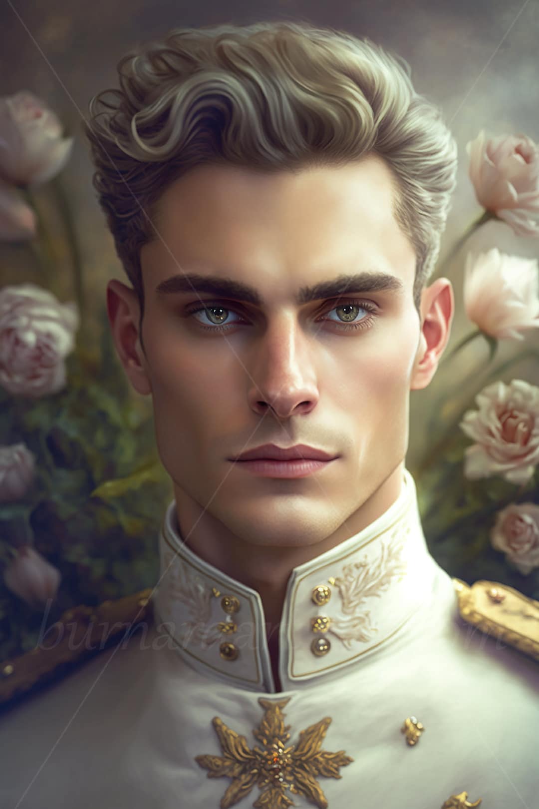 Prince Charming Digital Download - Fantasy - AI Art Print Printable ...