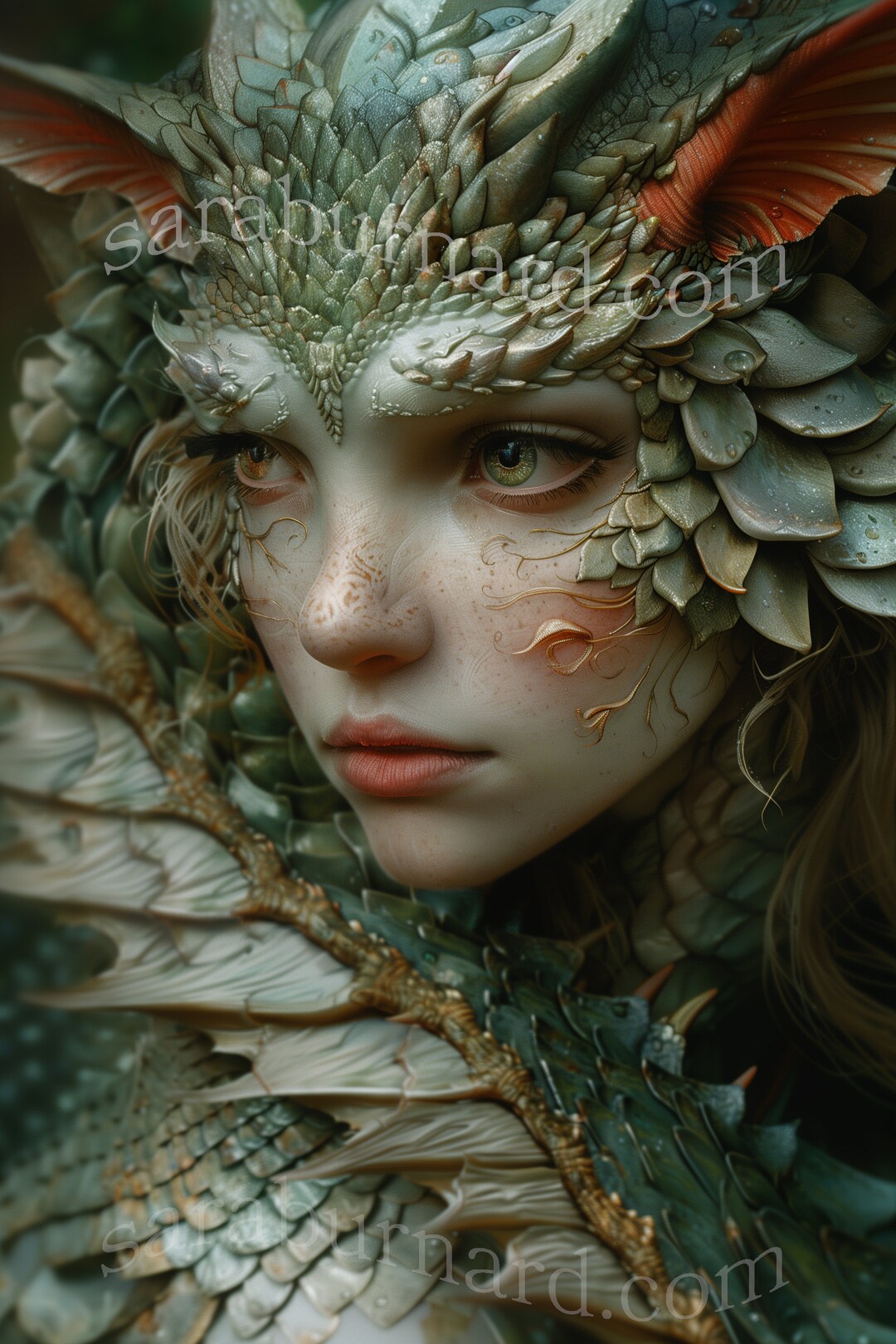Forest Spirit Woman Digital Download - Mythical Being Fantasy - AI ...