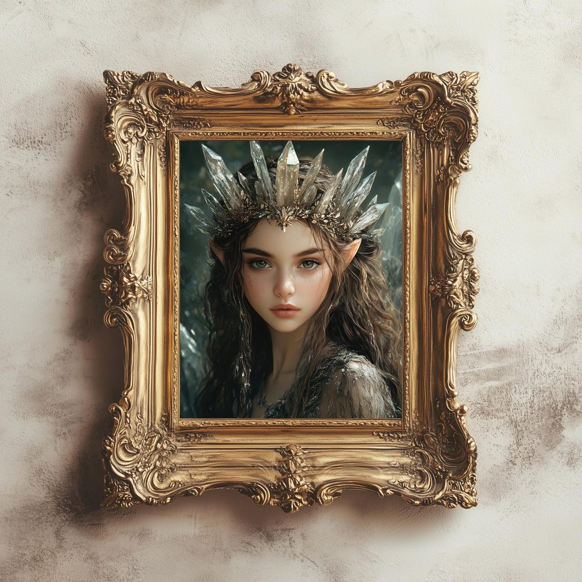 Quartz Crystal Spirit Pixie - Digital Print Download - Spiritual ...