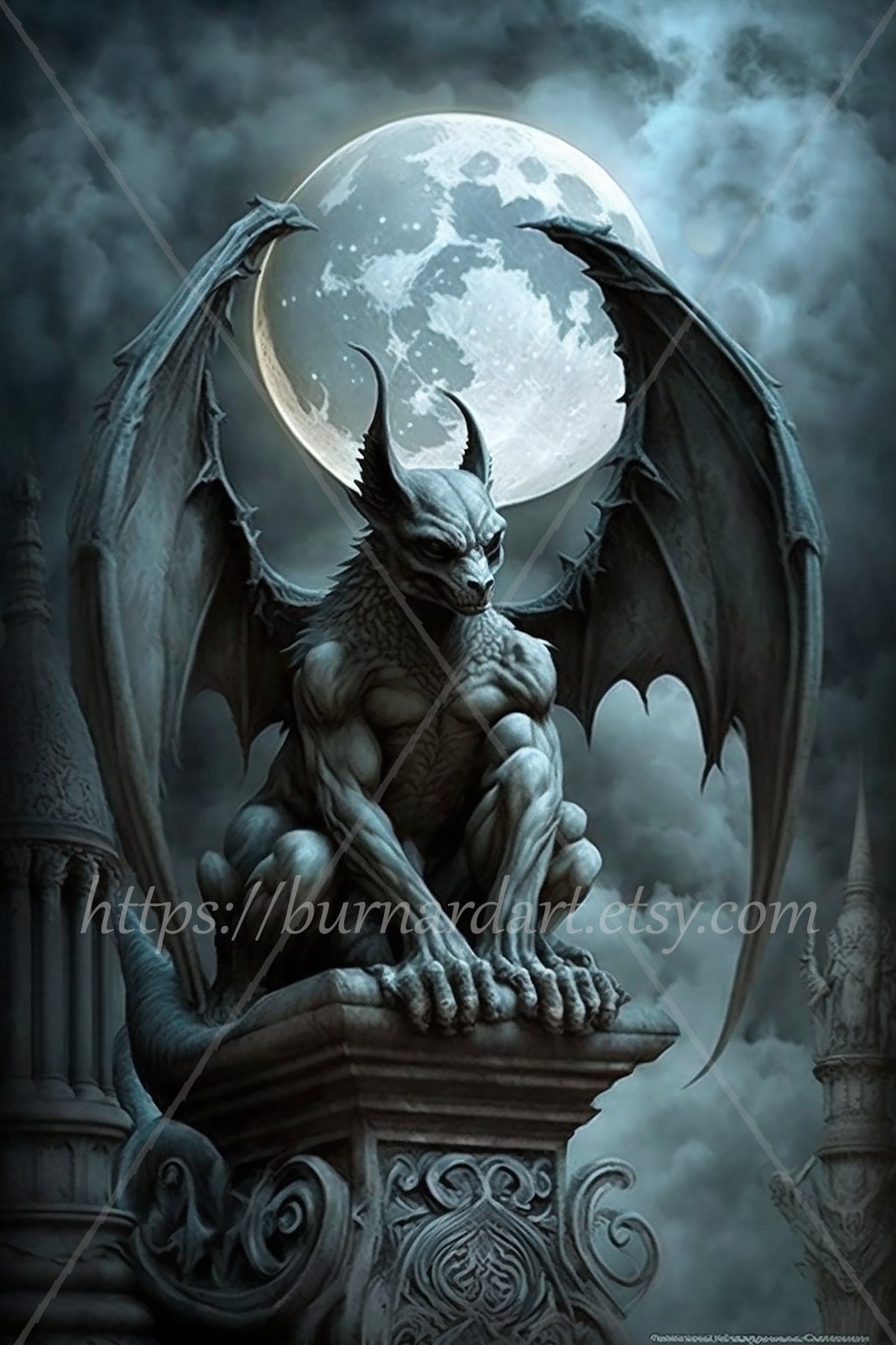 Gargoyles Digital Download Medieval Griffins Gothic Greek - Etsy