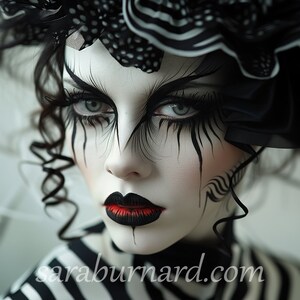 Zebra Woman Digital Download - Animal Fantasy - AI Art Print Printable ...