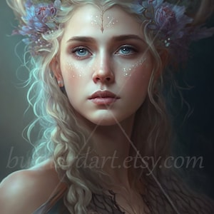 Rhea Digital Download Daughter of Earth Goddess Gaia Greek Mythology AI ...