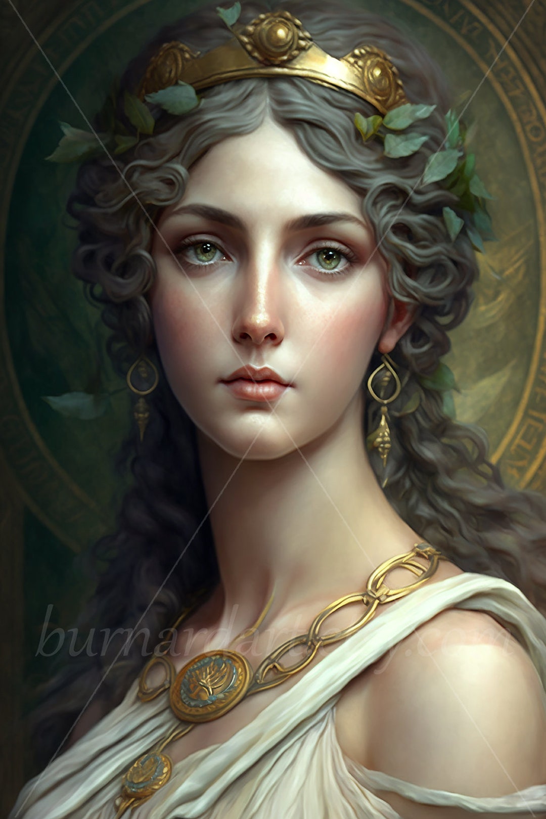 Clio Digital Download Muse of History Greek Mythology AI Art Print ...