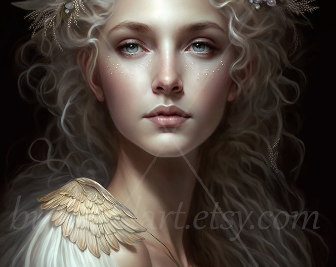 Rhea Digital Download Daughter of Earth Goddess Gaia Greek Mythology AI ...