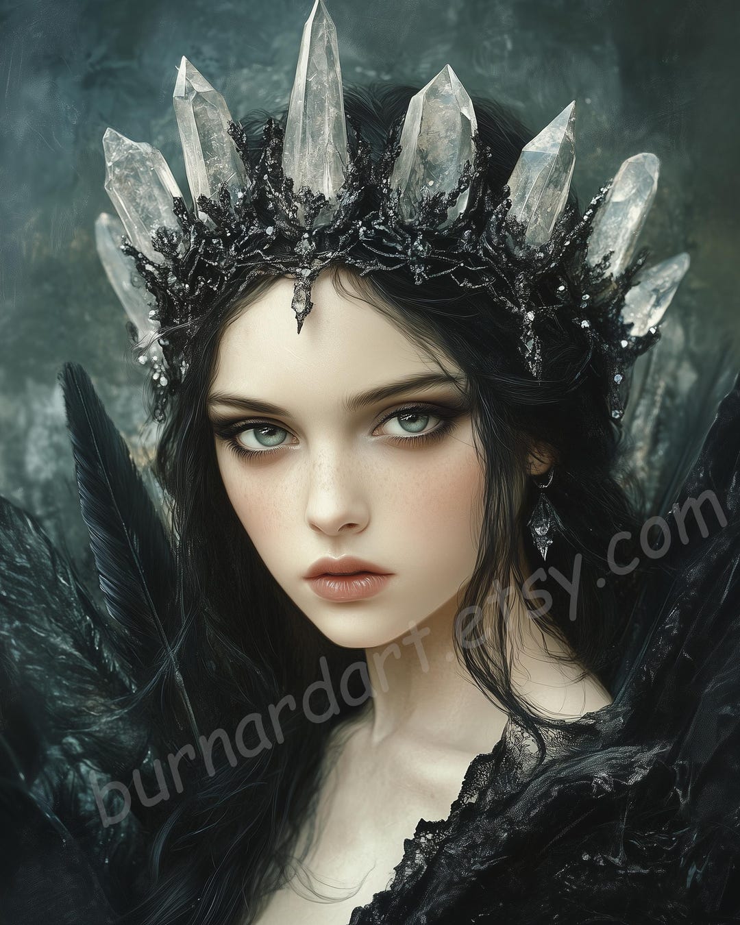 Quartz Crystal Spirit - Digital Download - Spiritual Fantasy Portrait ...