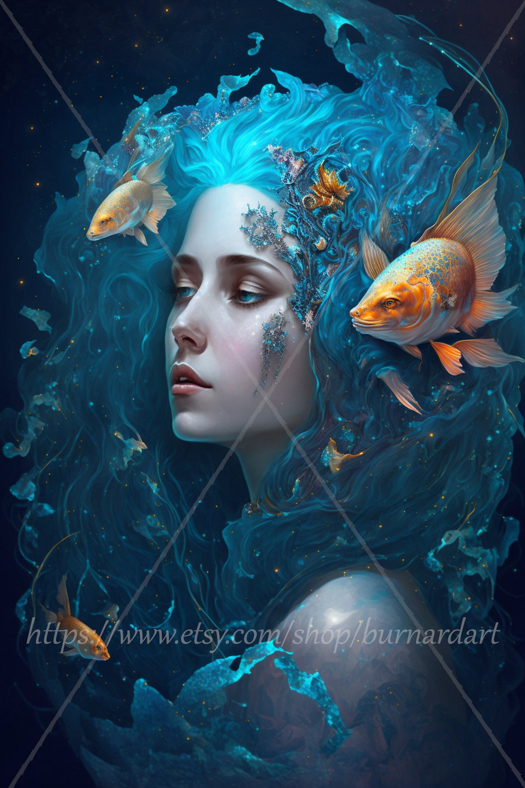 Pisces Digital Download Astrology Zodiac Star Sign Sun Moon Rising ...