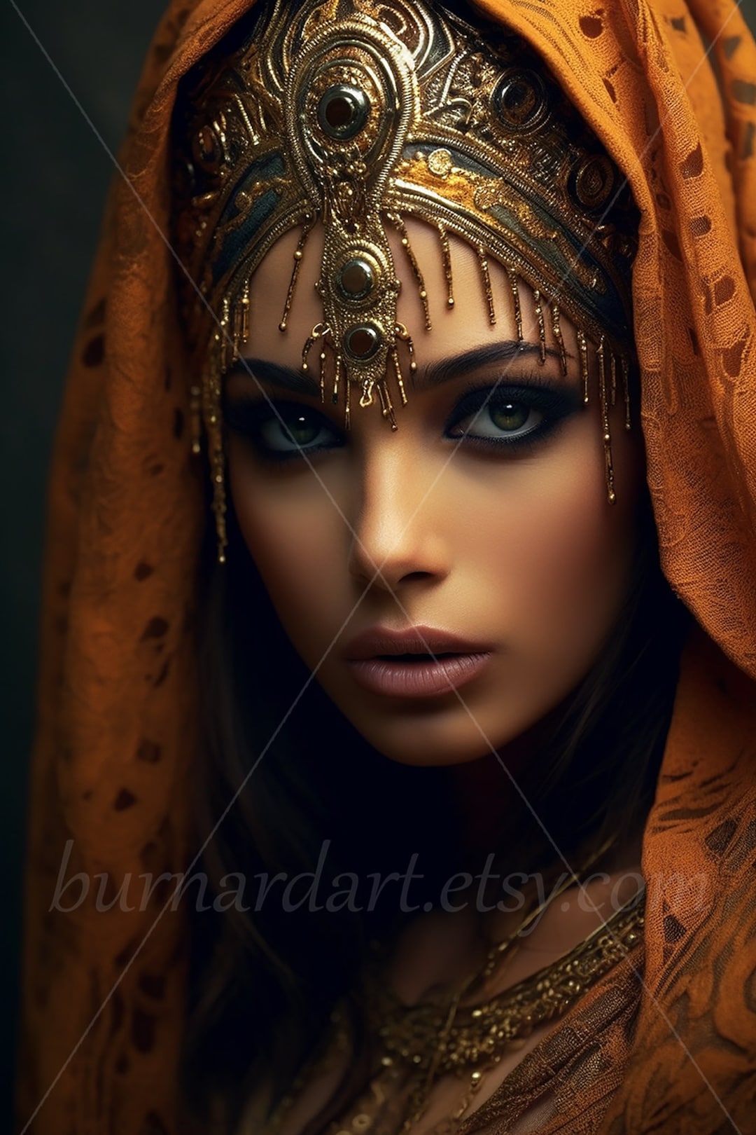 Arabian Princess Digital Download - Fantasy - AI Art Print Printable ...