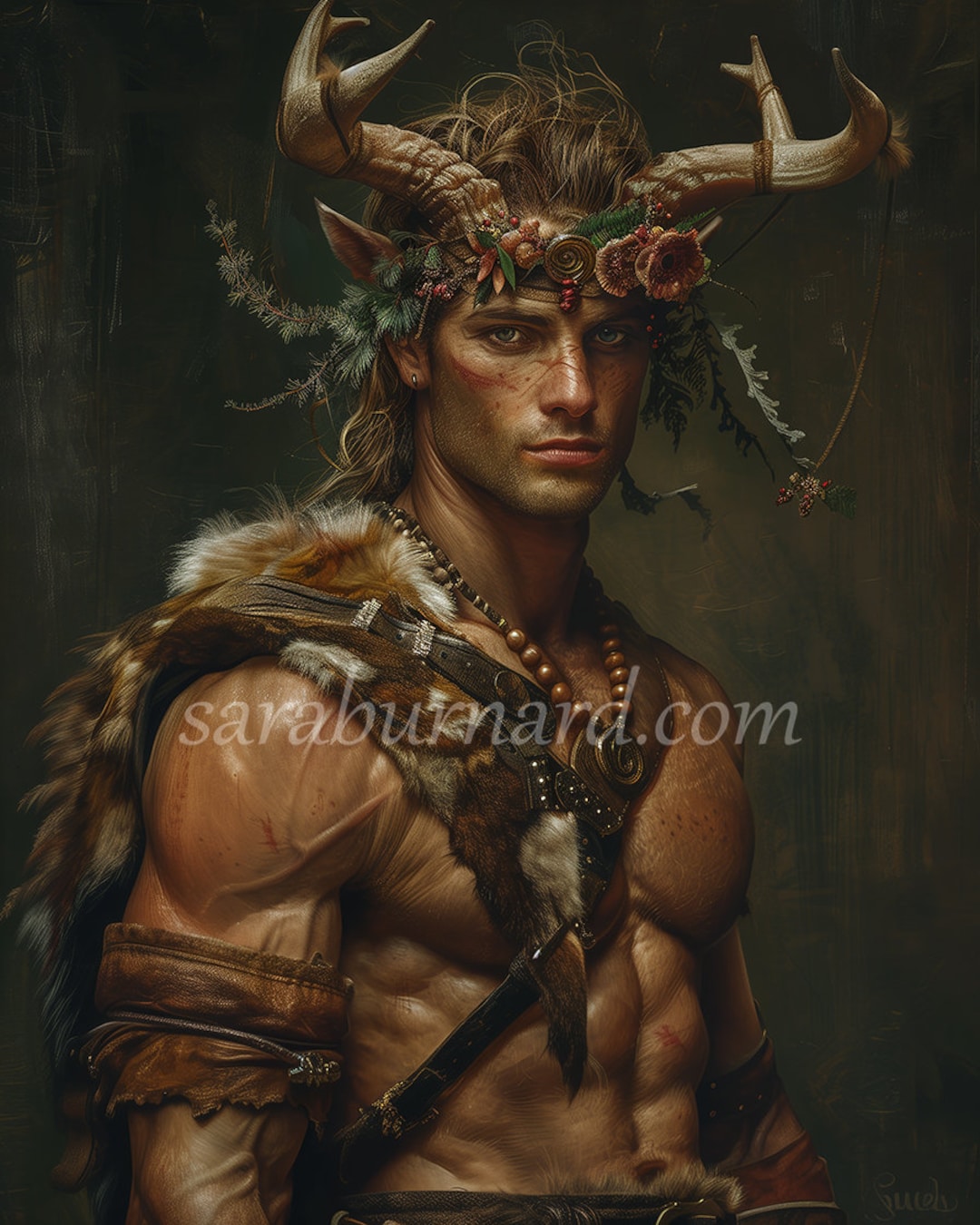 Digital Download - Centaur - Ox-horned Half Man Half Horse - Mythology ...