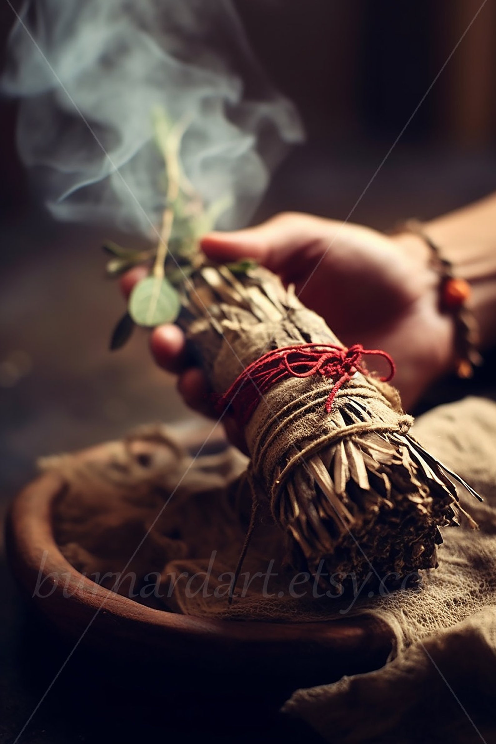 Digital Download - Spiritual Cleansing - Smudging Sage Herbs Flowers ...