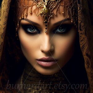 Arabian Princess Digital Download Fantasy AI Art Print Printable Poster ...