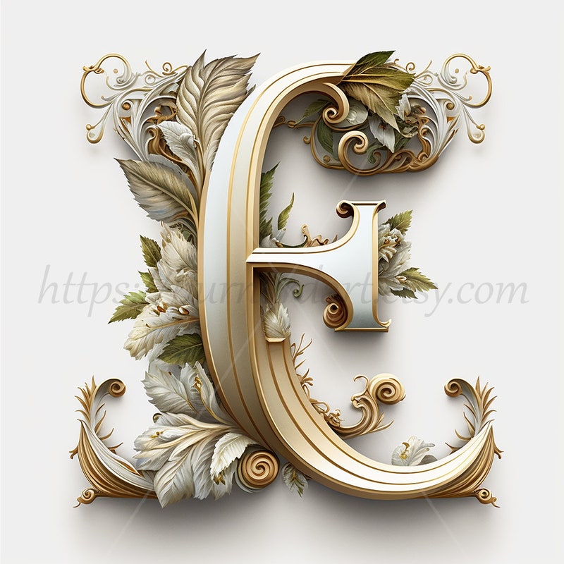 Monogram E - Etsy