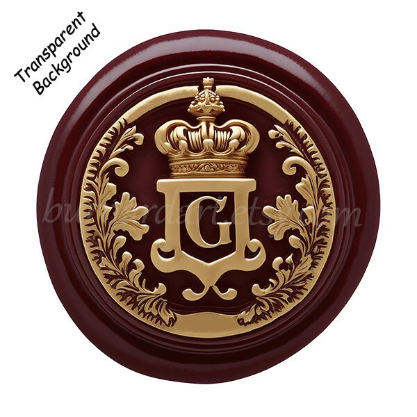 Letter G With Crown - Etsy
