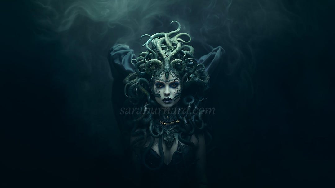Medusa Wallpaper Ultra Wide 8K for Desktop, Youtube, TV, Videos, in 3 ...