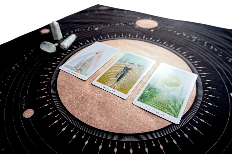 Tarot Cloth for Any Tarot Cards: Planets and Solar System - Etsy